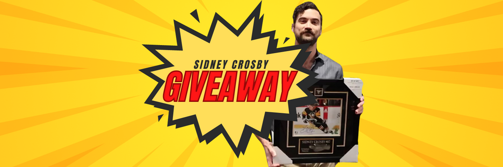 GIVEAWAY - Sidney Crosby Personalization – Frameworth Sports Marketing