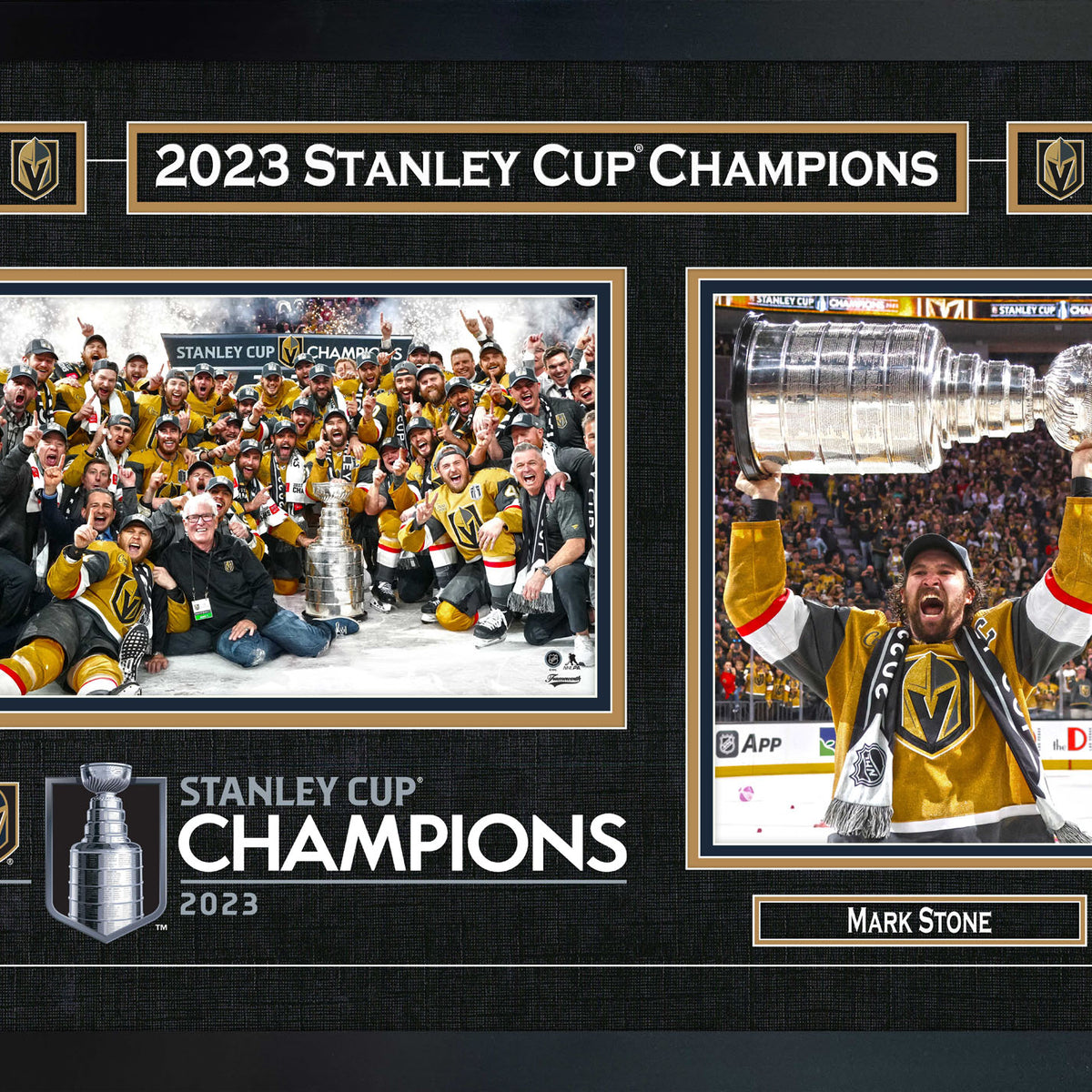 Mark Stone Framed 18x26 Golden Knights 2023 Stanley Cup Collage ...