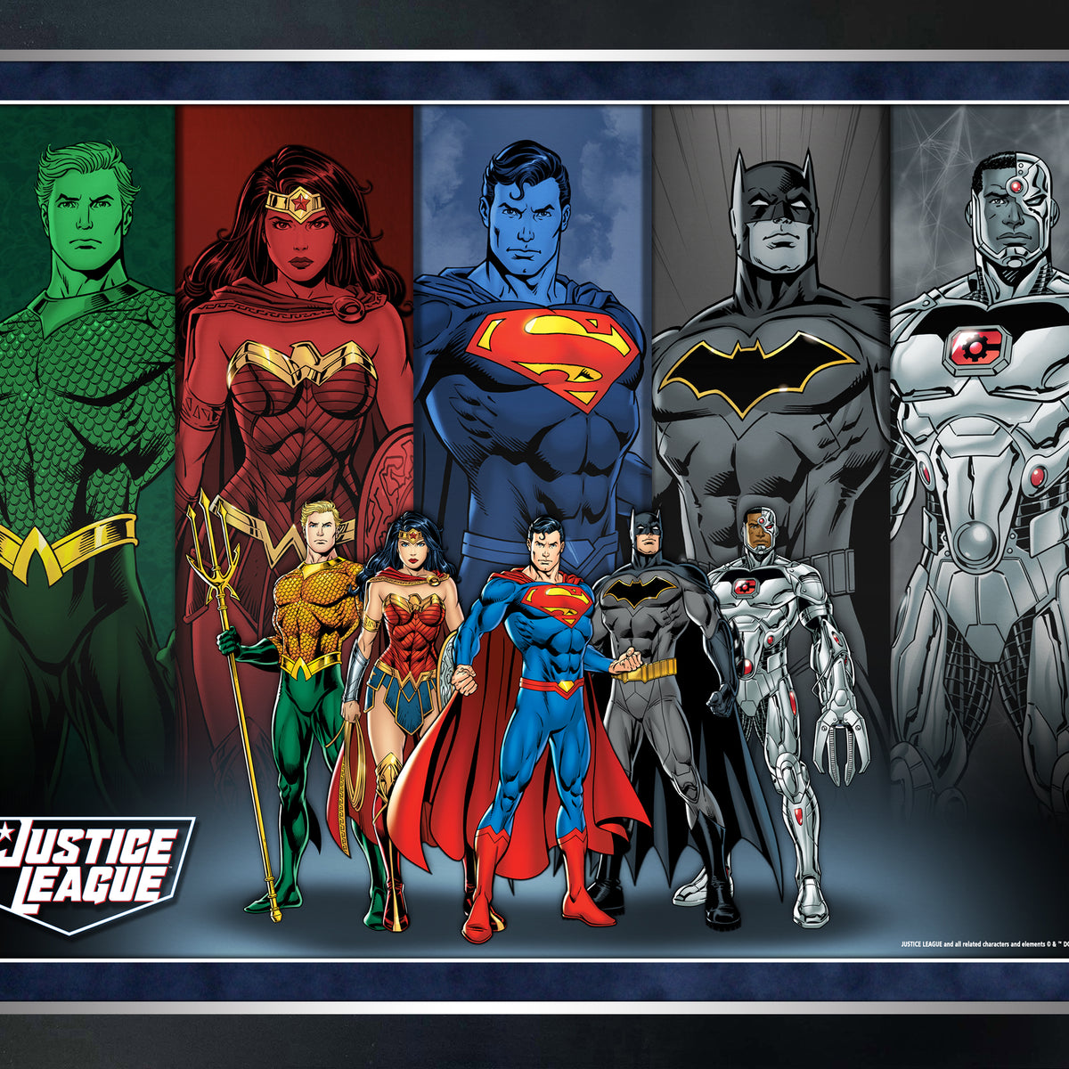 Justice League Framed Collage – Frameworth Sports Marketing