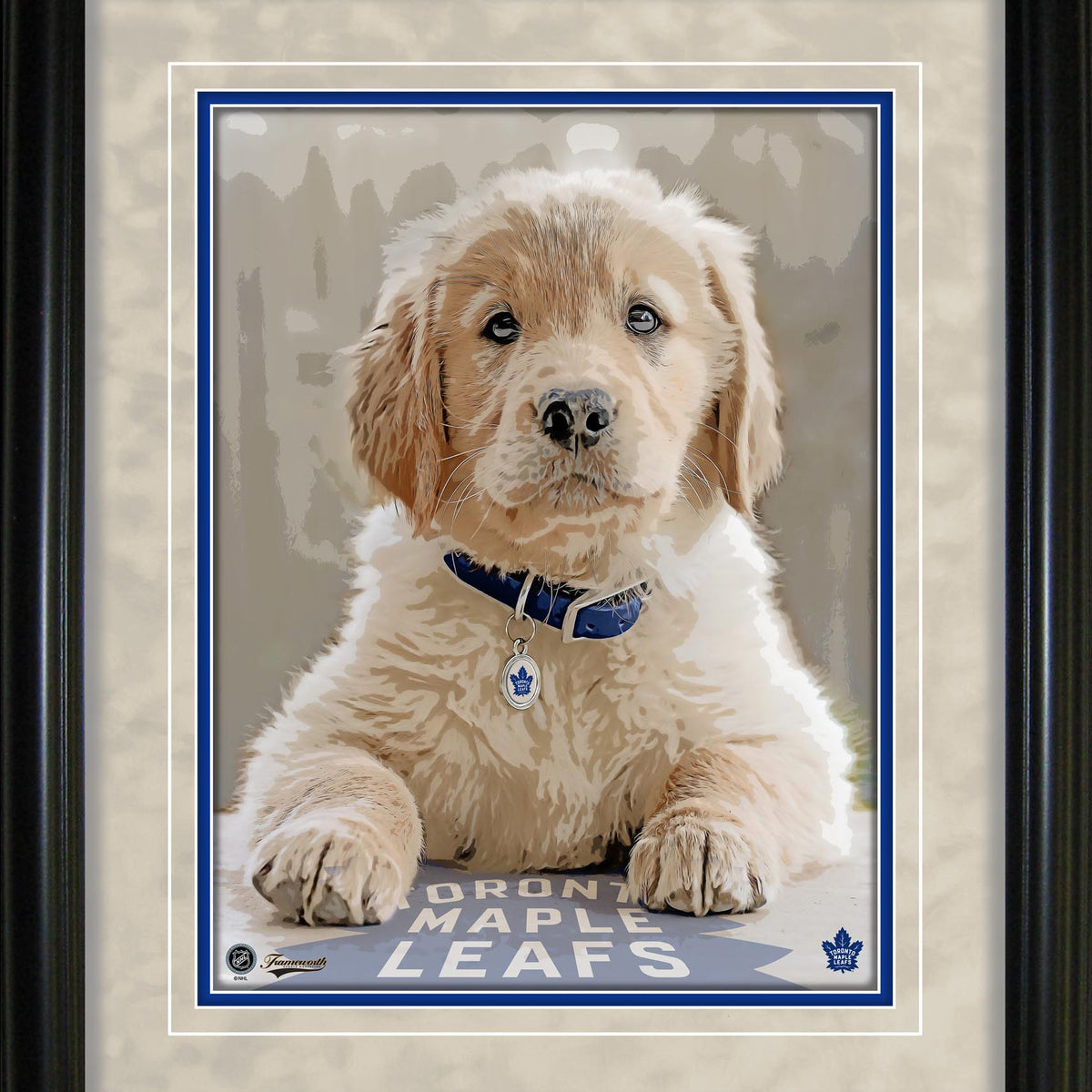 Toronto Maple Leafs 12.5X15 Framed Dog Print – Frameworth Sports Marketing