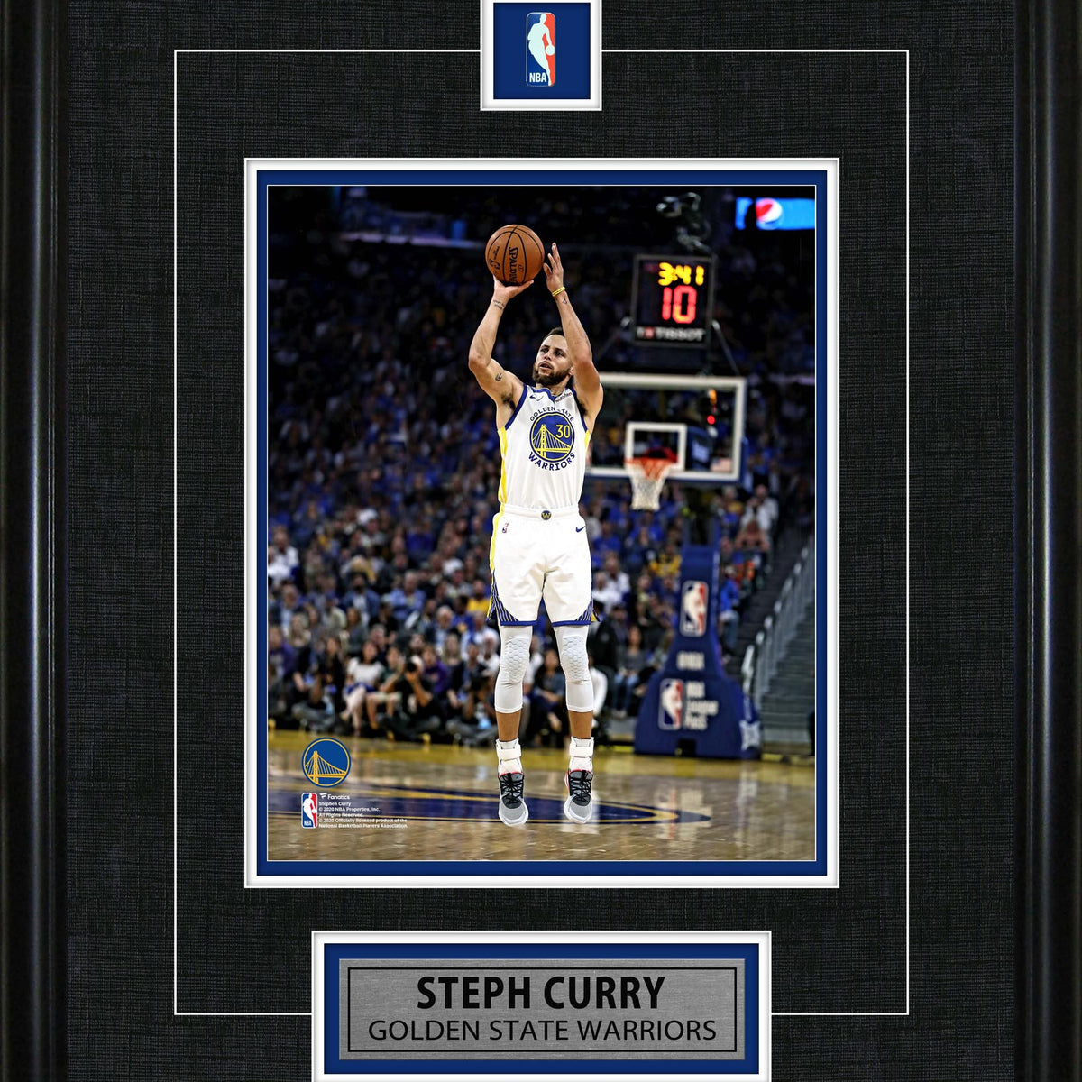 Steph Curry Framed Pin & Plate Warriors – Frameworth Sports Marketing