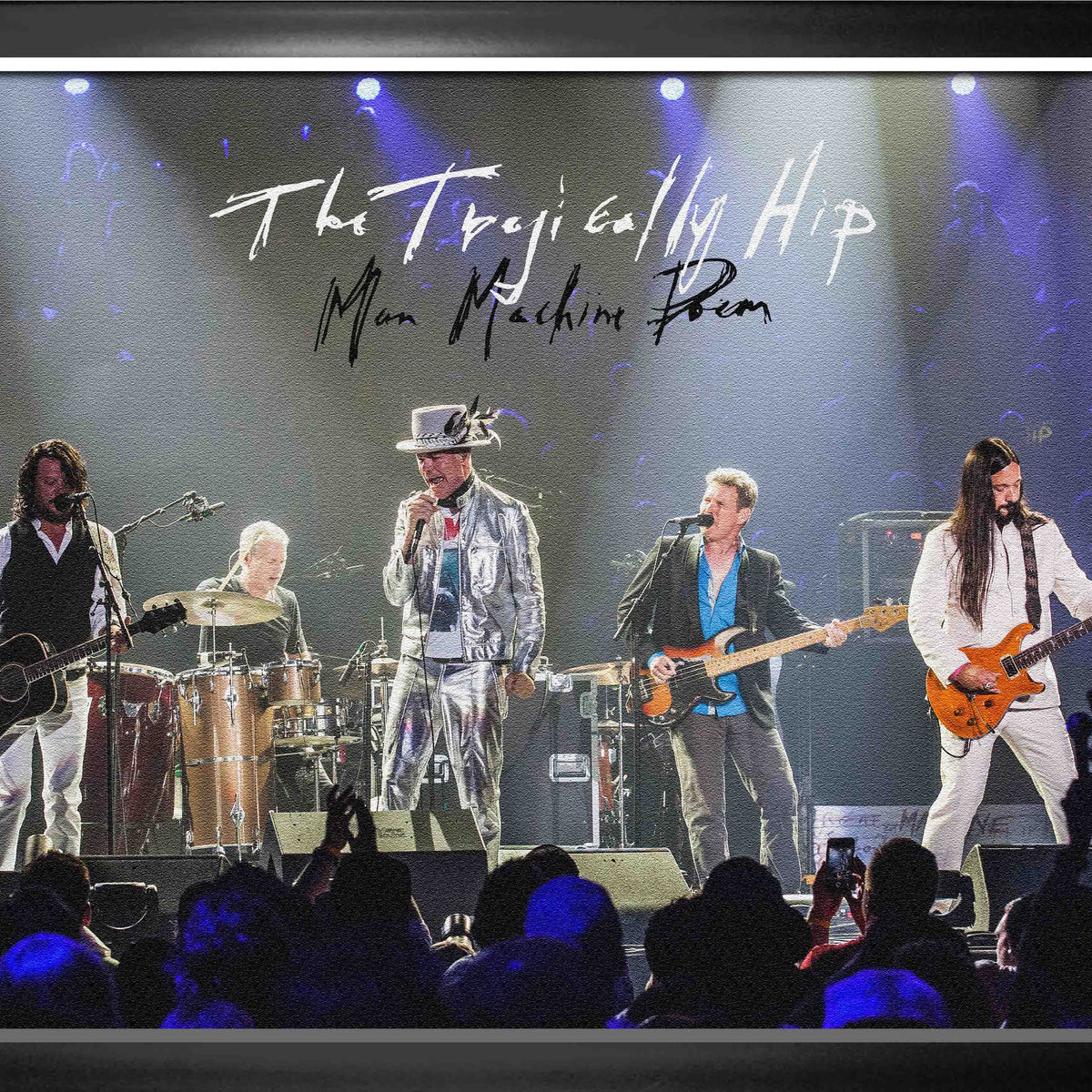 The Tragically Hip Framed 20x29 Man Machine Poem Textured Print ...