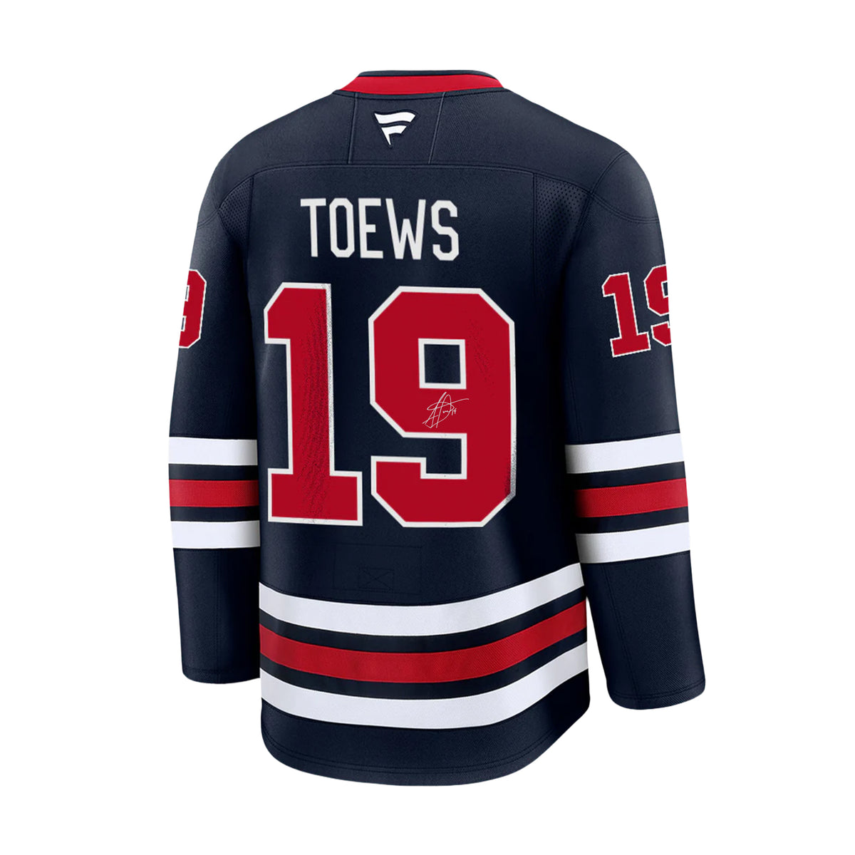 Jonathan Toews Signed Winnipeg Jets Fanatics Premium Alternate Jersey ...