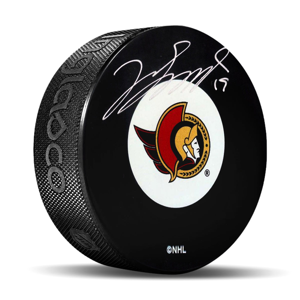 Jason Spezza Signed Ottawa Senators Puck – Frameworth Sports Marketing