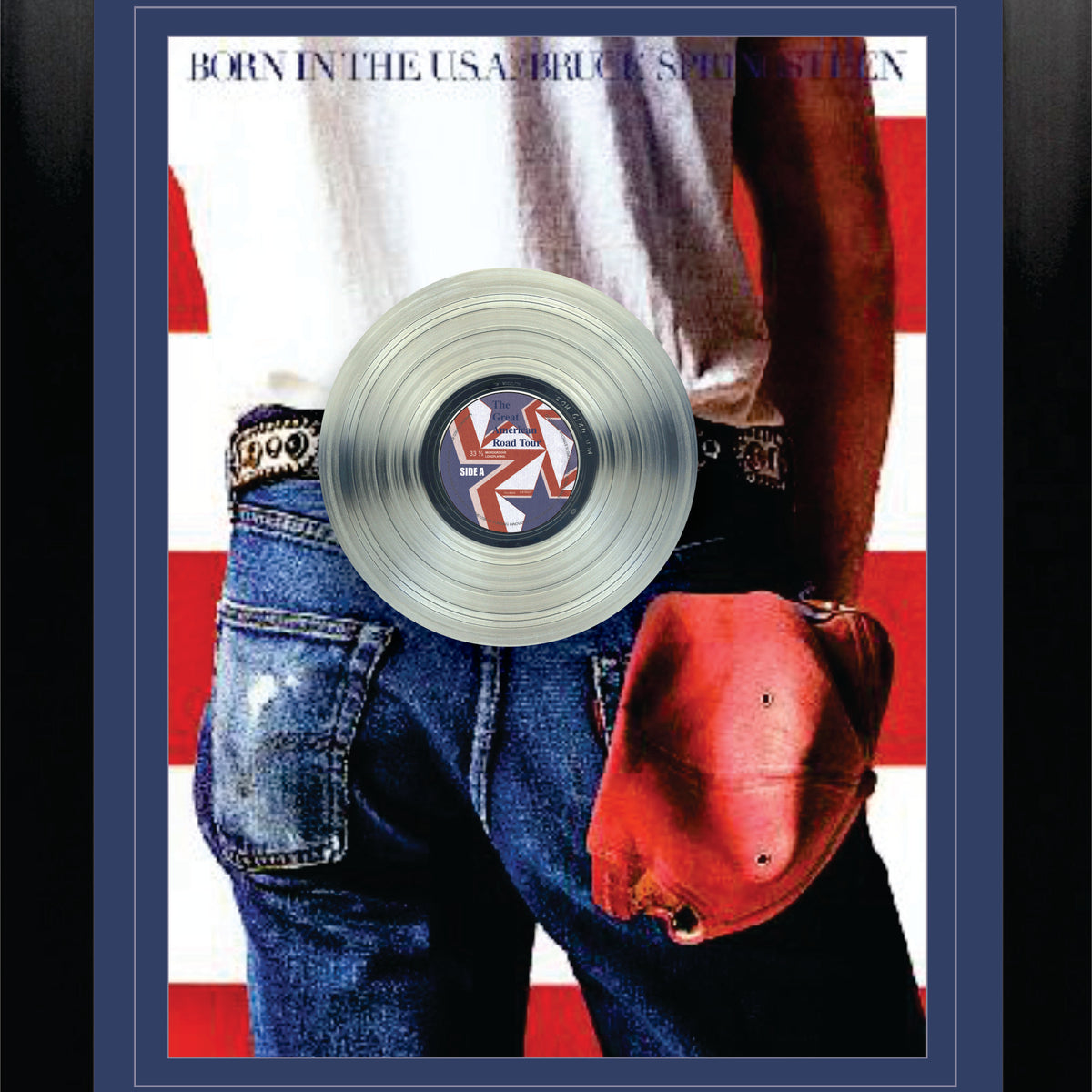 Bruce Springsteen Framed Born in the USA Collage with Platinum LP ...