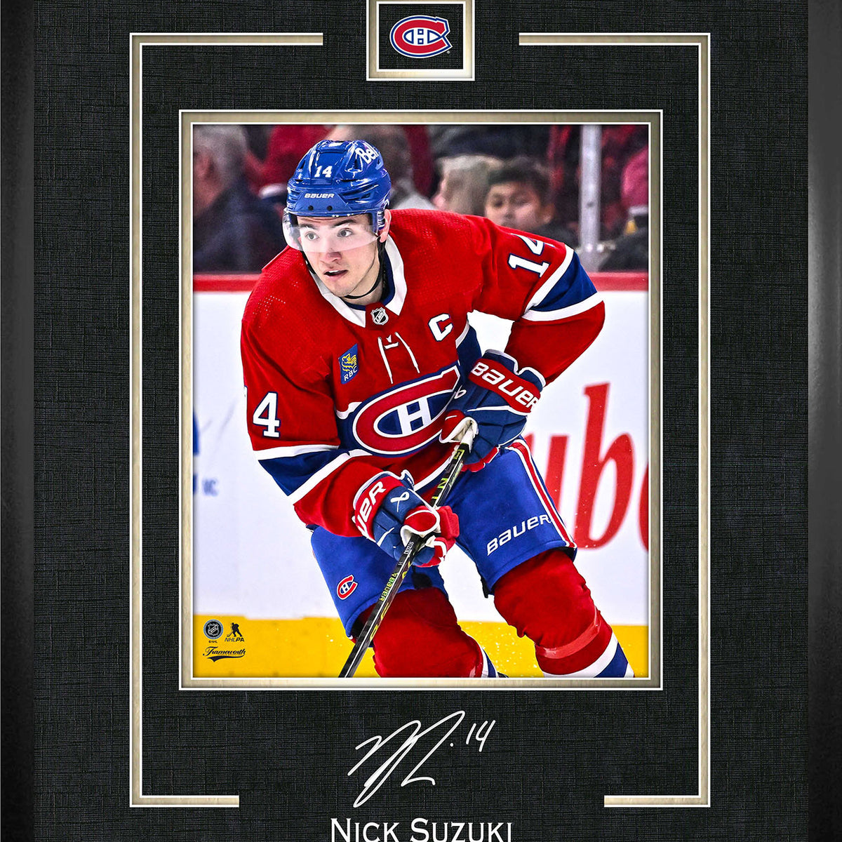 Nick Suzuki 16x20 Replica Signature Frame Canadiens – Frameworth Sports ...
