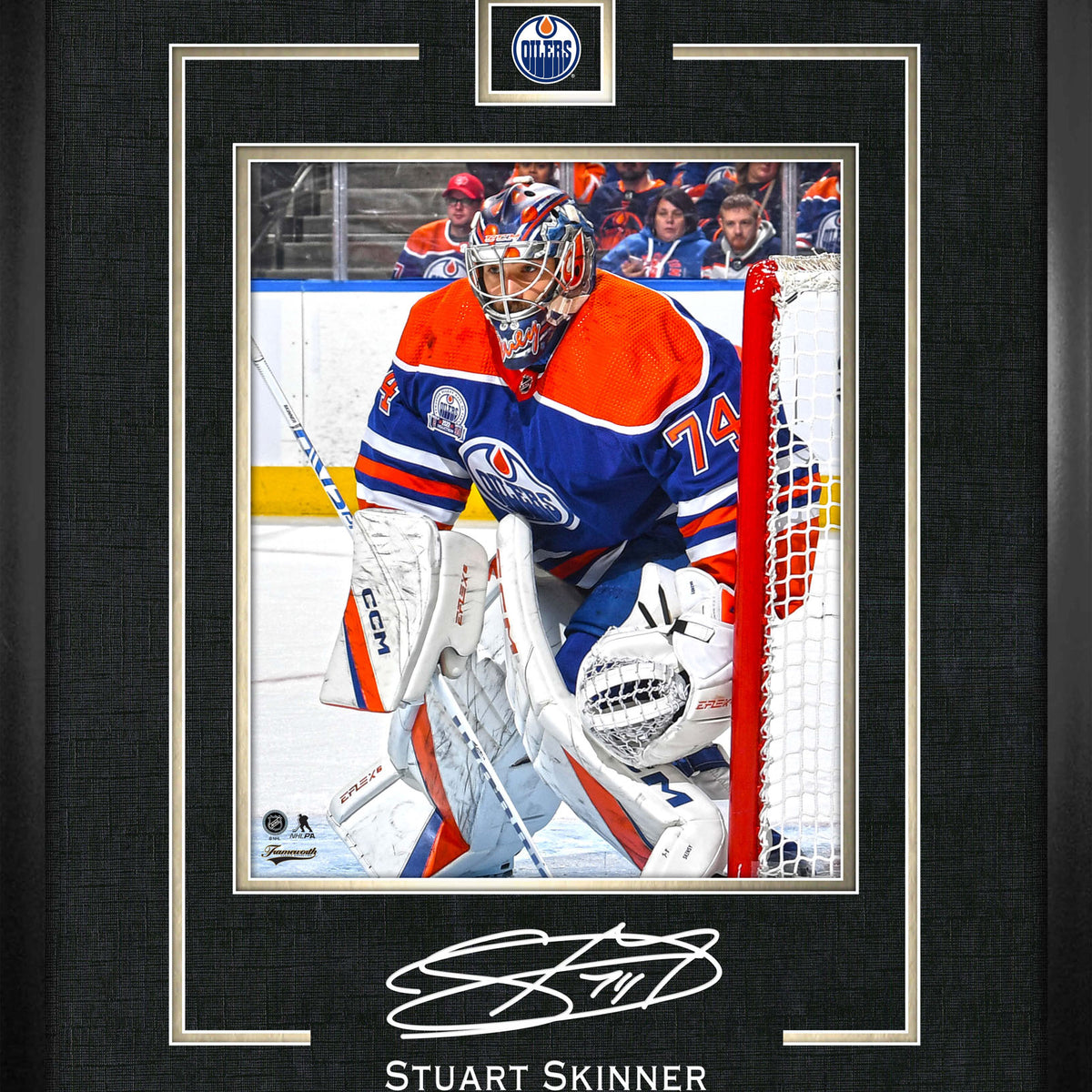 Stuart Skinner 16x20 Replica Signature Frame Oilers – Frameworth Sports ...